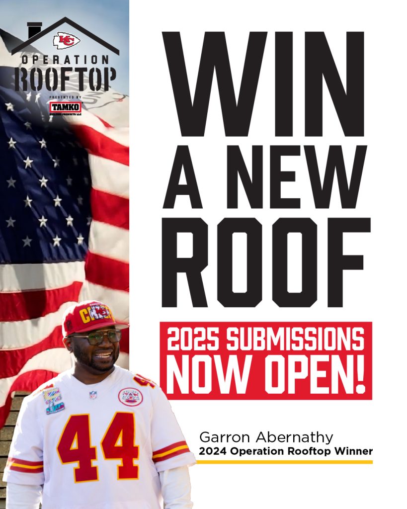 Operation Rooftop Returns: TAMKO and the Kansas City Chiefs Continue ...